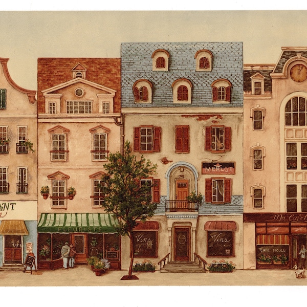 Bistro Wallpaper - Etsy