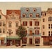 French Country Village Charm Wallpaper Border, French Cafe Bistro ...
