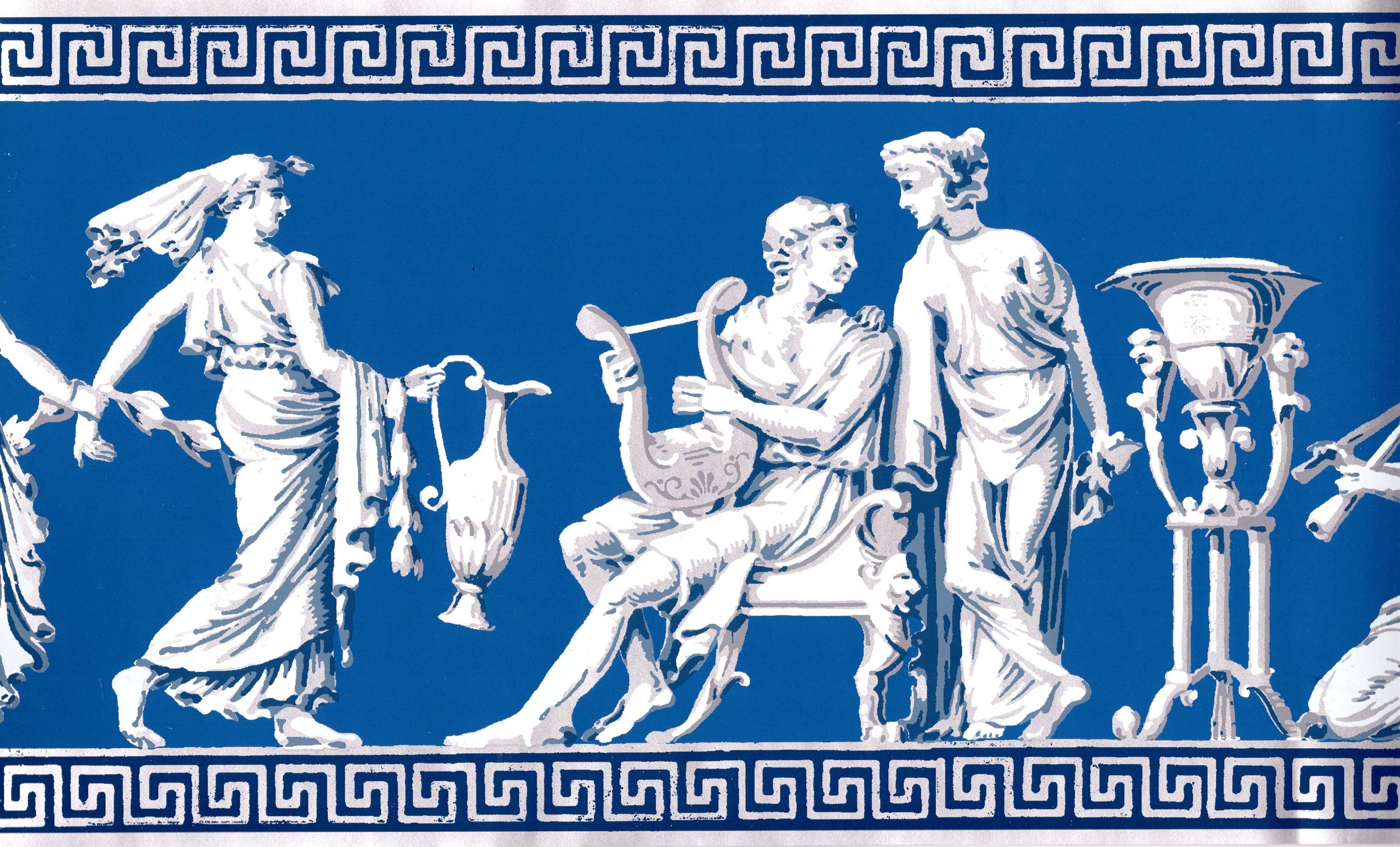 Greek Wallpaper Border