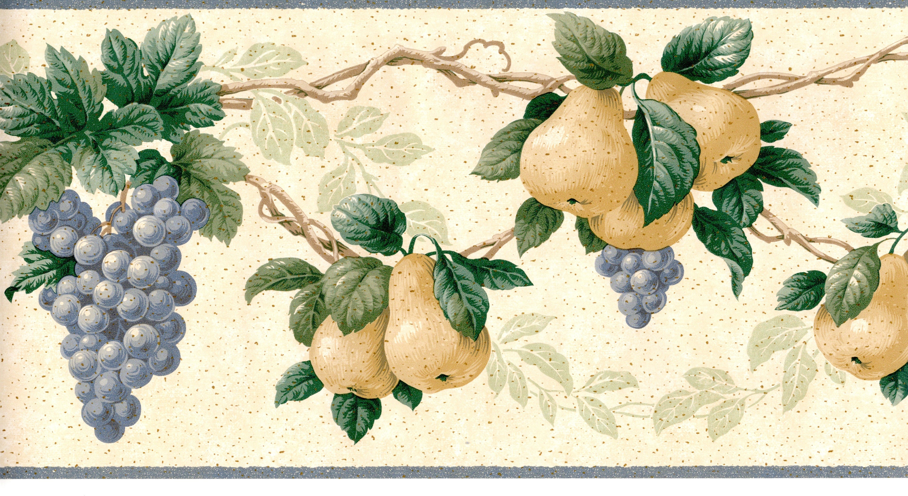 Grapes Wallpaper Border