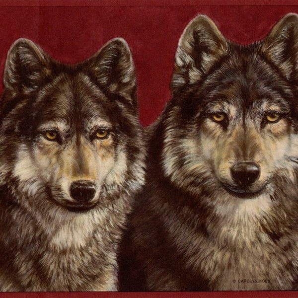 Wildlife Wallpaper Border - Etsy