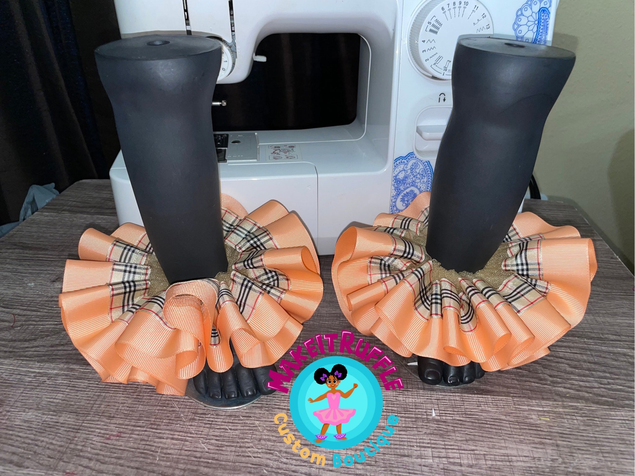 Detachable Printed Ruffles Anklets - Etsy