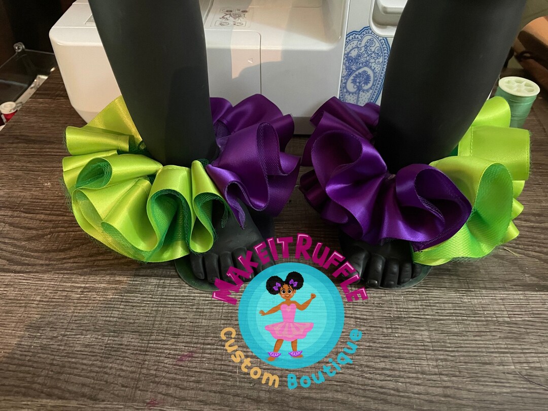 Detachable Multi-color Ruffle Anklets - Etsy