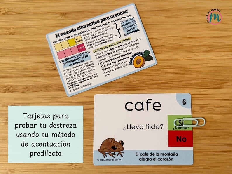 Spanish Accents Task Cards: Alternative Method for Spanish Teachers - Etsy
