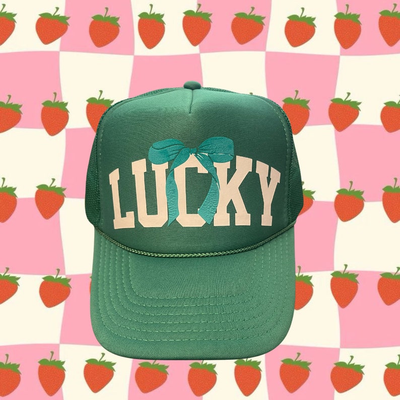 Lucky Bow Trucker Hat - Etsy