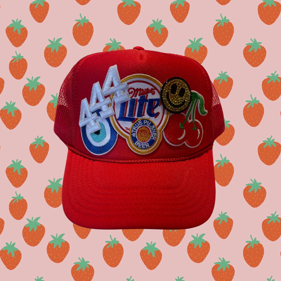 Miller Lite Patch Trucker Hat - Etsy