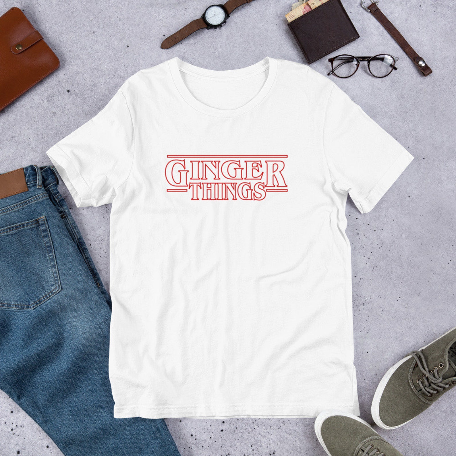 Funny Redhead Shirt, Ginger Things, Parody Gift for Redheads, Ginger T ...