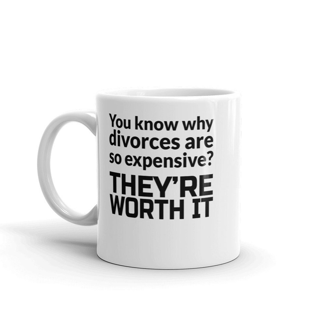 Funny Divorcee Mug | Divorce Gift for Man | Divorcee Woman Gifts Idea ...
