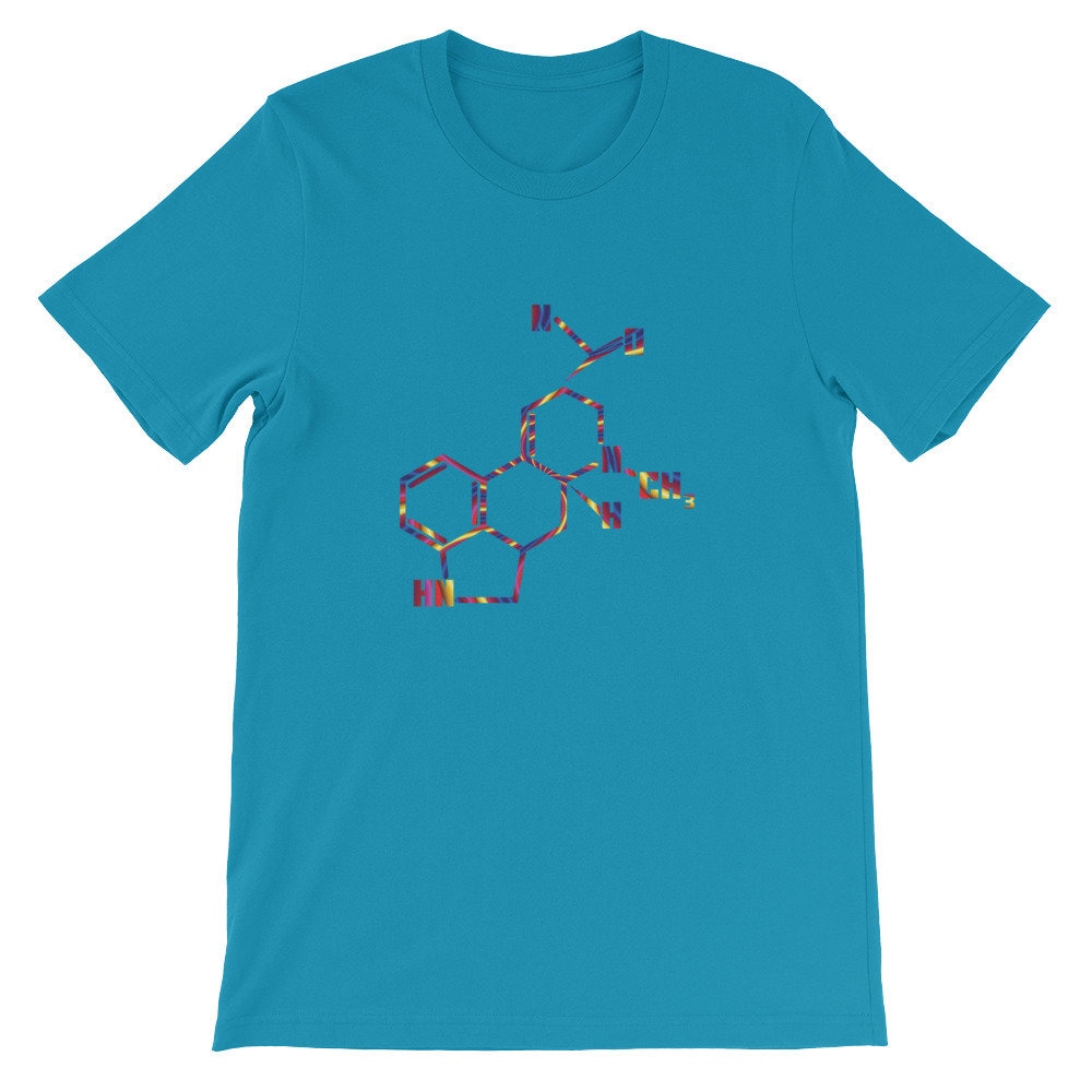 LSD Molecule Shirt, Chemistry Tee Shirt, Acid Molecule, Elements of LSD ...