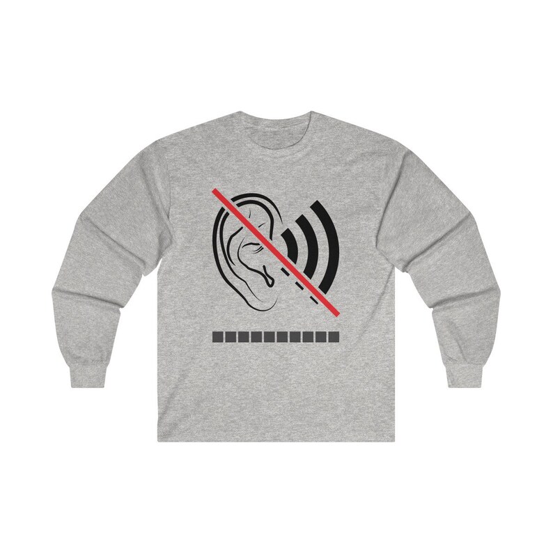 Hearing Impaired Shirt Shirt for Deaf Person Deafness Gift - Etsy