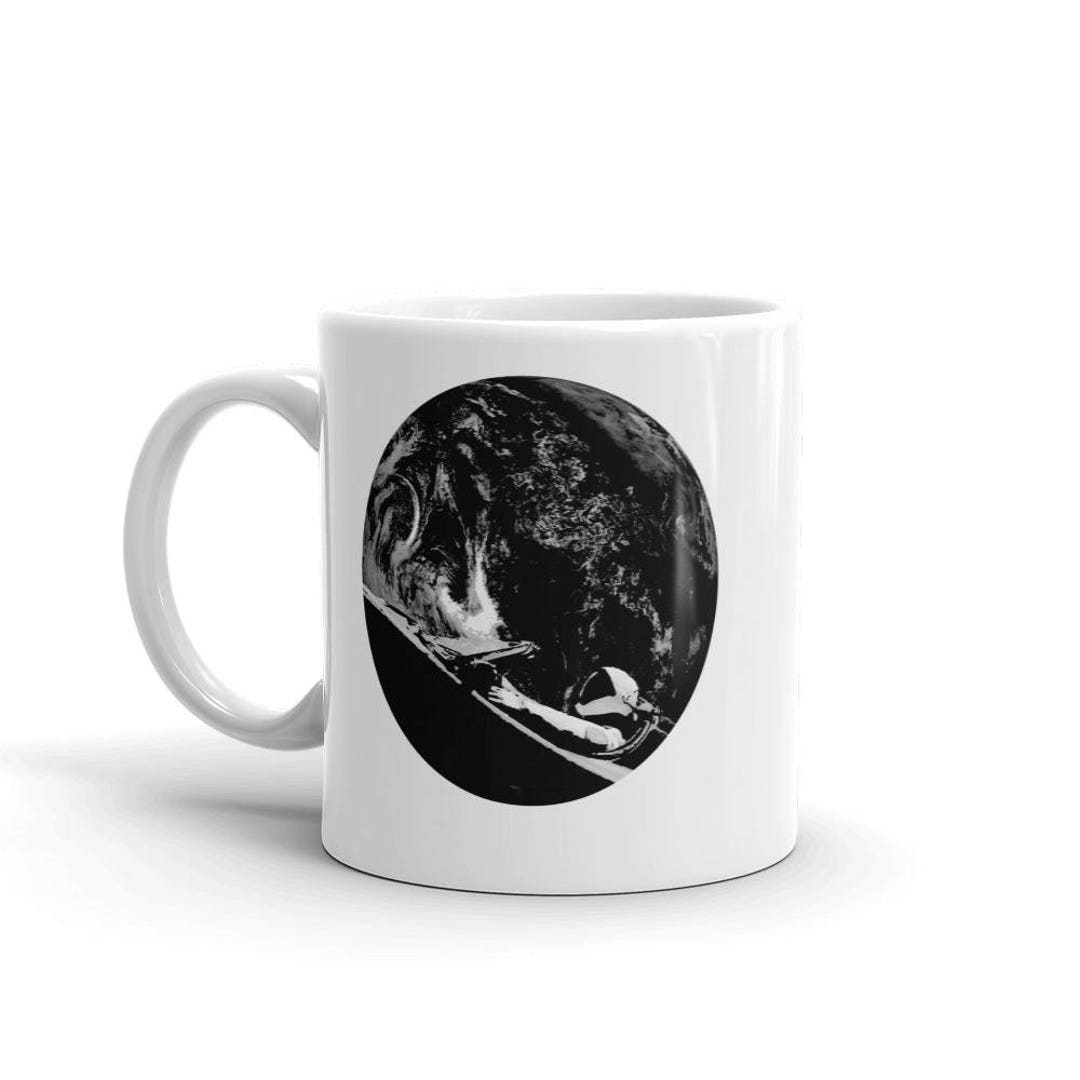 Gift for Tesla Fans, Spacex Starman Mug, Star Man Silhouette With Earth ...