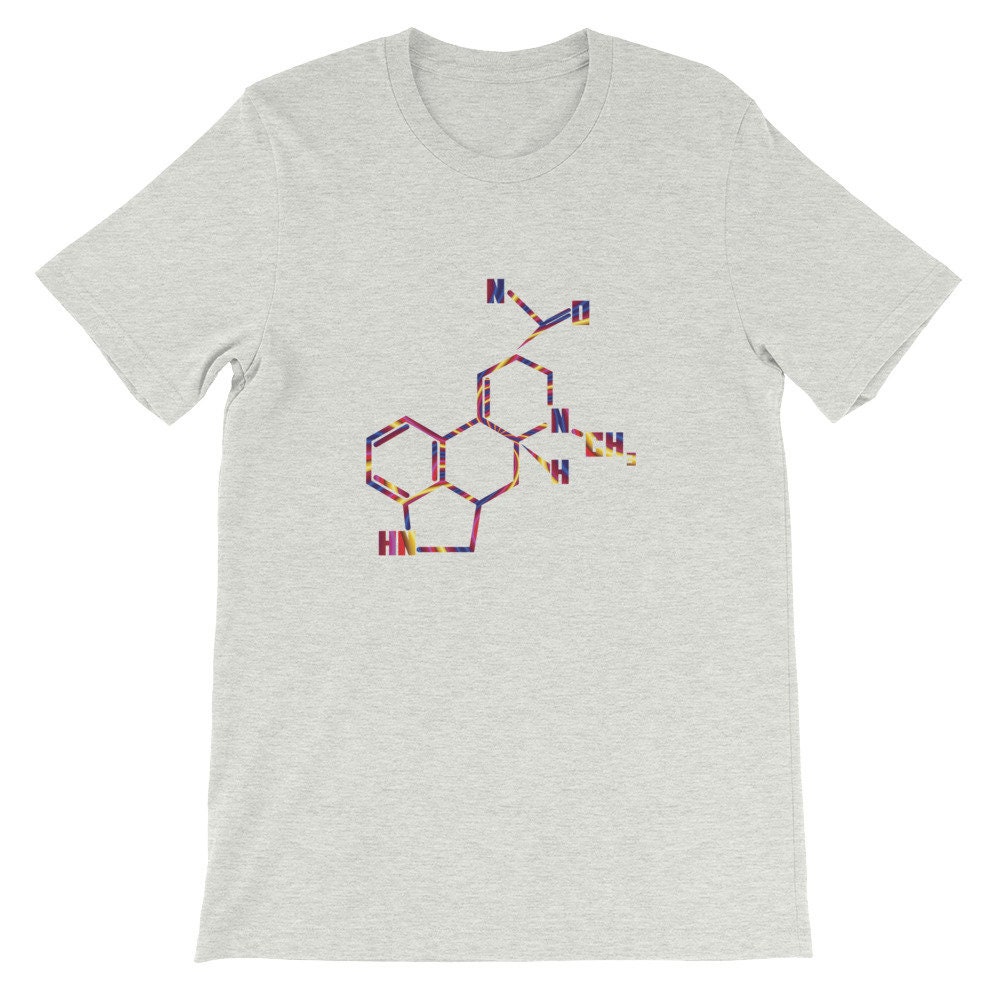LSD Molecule Shirt, Chemistry Tee Shirt, Acid Molecule, Elements of LSD ...
