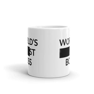 Funny Boss Gift, Worlds Best Boss, Worst Boss, Funniest Boss, Worlds ...