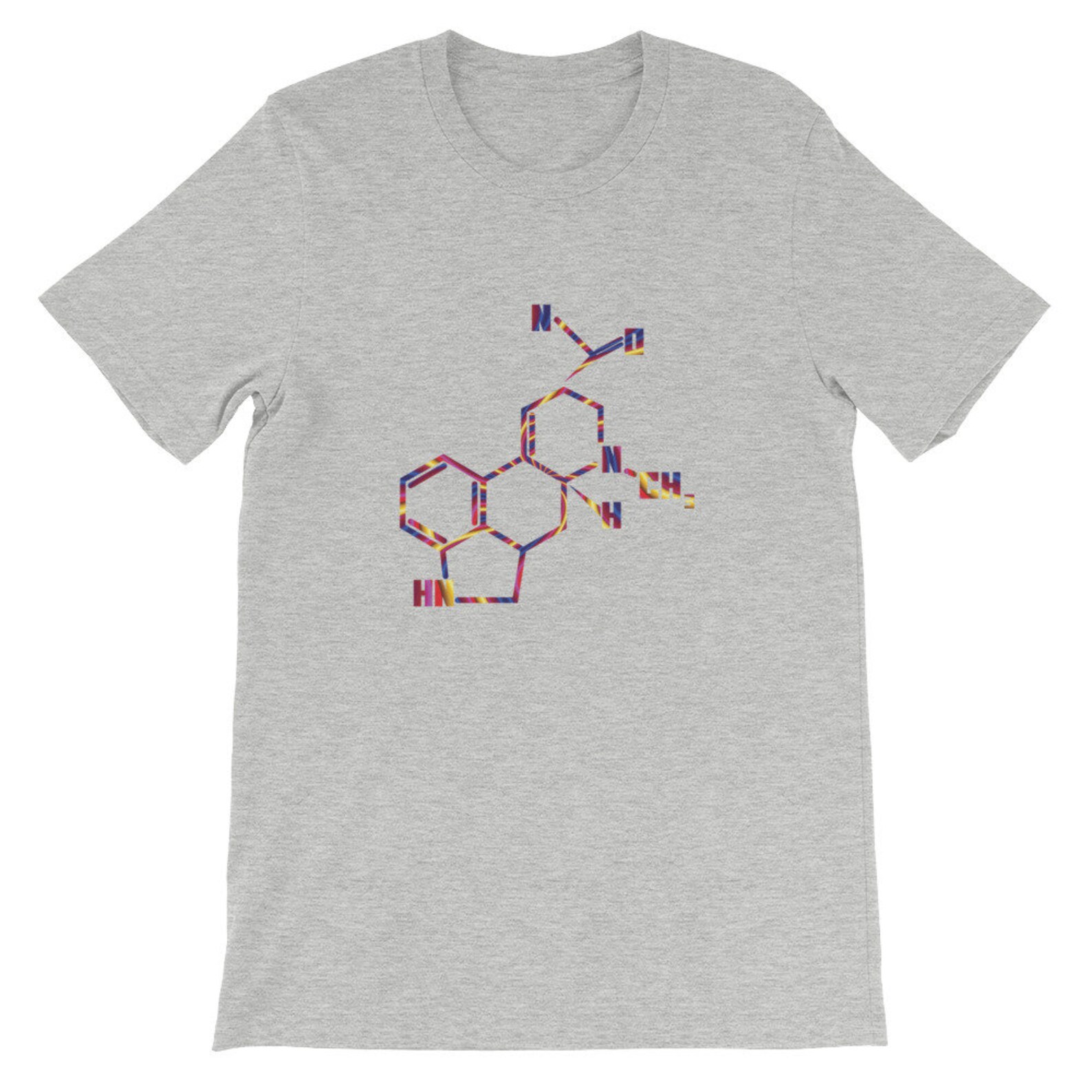 LSD Molecule Shirt, Chemistry Tee Shirt, Acid Molecule, Elements of LSD ...