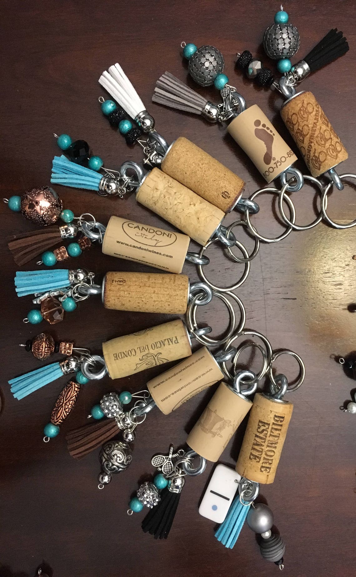 Wine-cork-key Chains-floatable-tennis-golf-sea - Etsy Canada