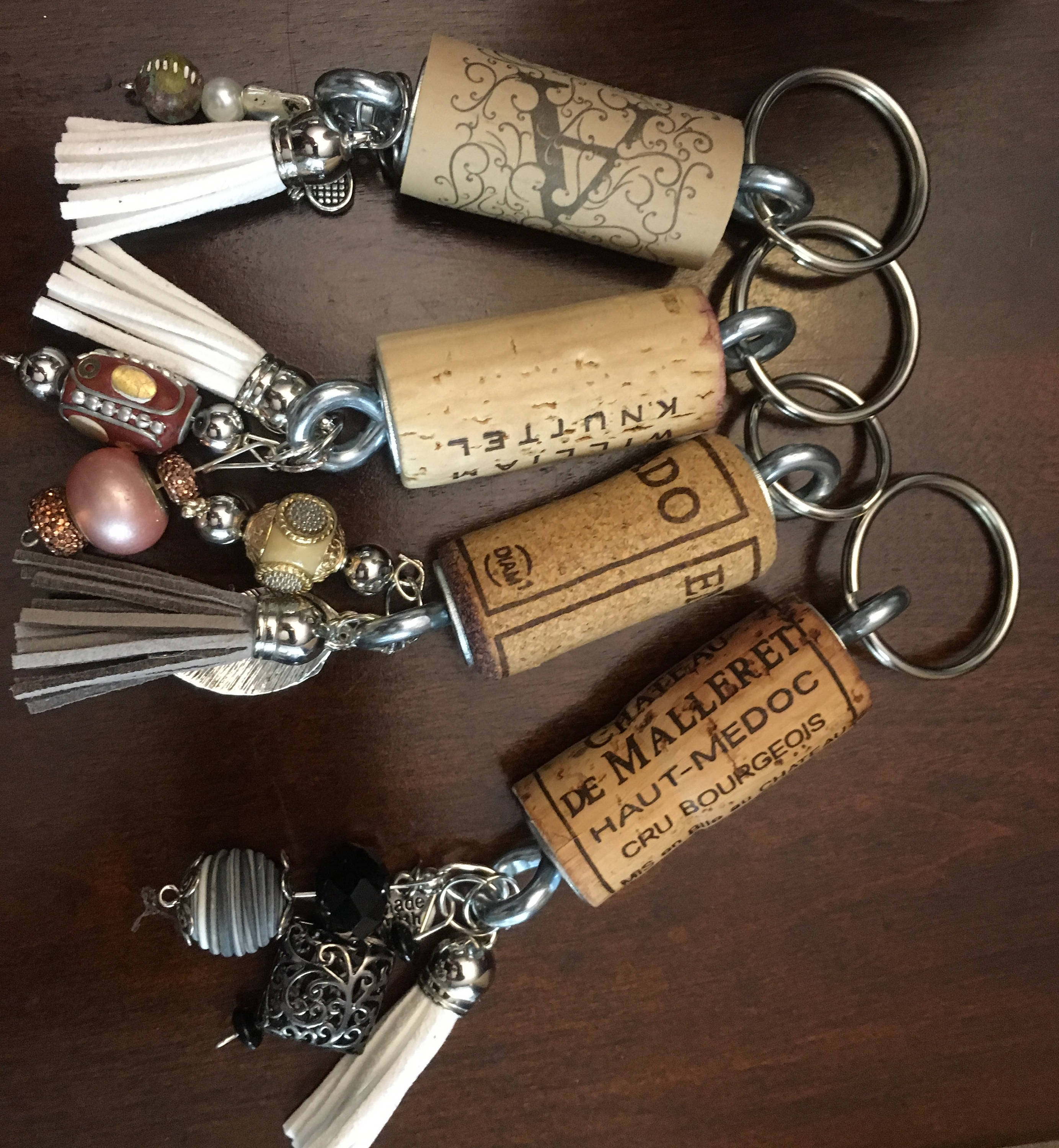 Wine-cork-key Chains-floatable-tennis-golf-sea - Etsy Canada