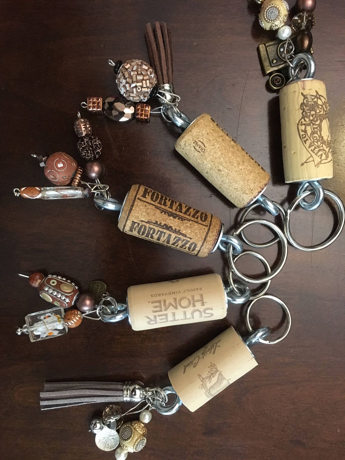 Wine-cork-key Chains-floatable-tennis-golf-sea - Etsy Canada