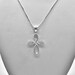 Sterling Silver Simplistic Bubble Cross Pendant Necklace | 925 Sterling ...