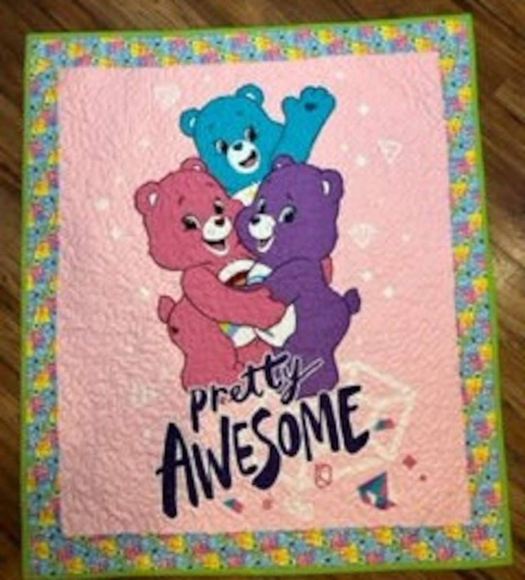 Care Bears Quilt 40x48 Handmade - Etsy