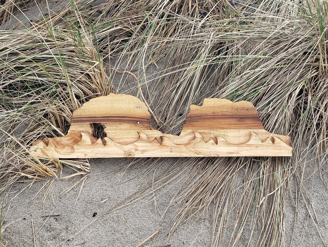 Twin Rocks, Oregon Sign - Reclaimed Wood - Pallet Sign - Rustic Home ...