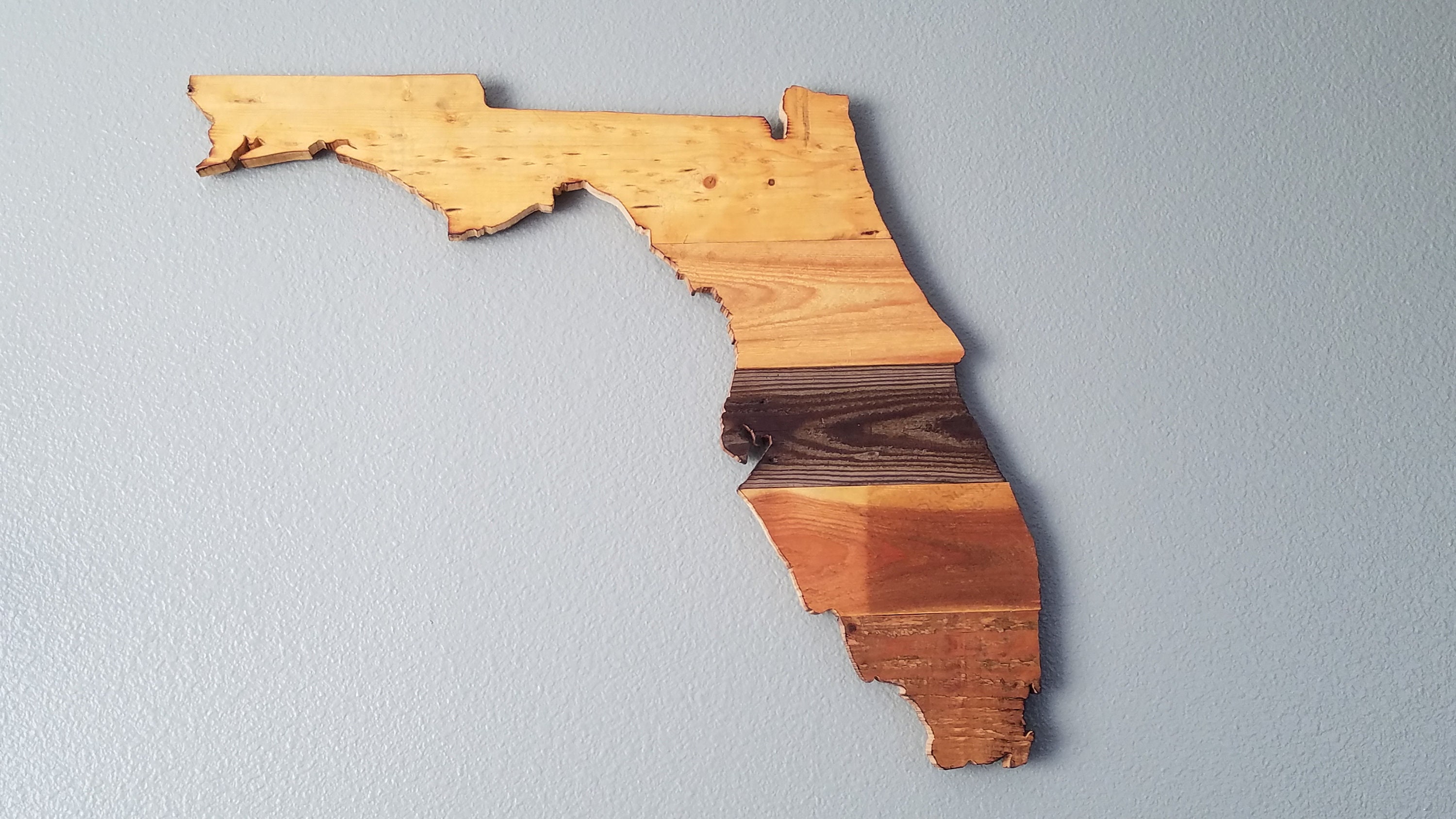 Florida State Sign Reclaimed Wood Pallet Sign Rustic | Etsy