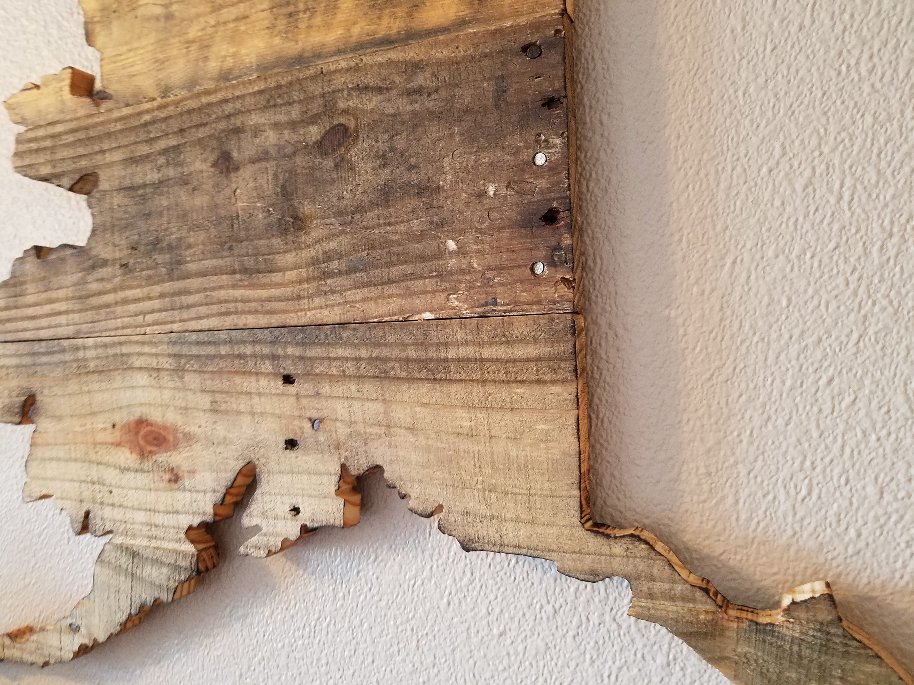 Alaska State Sign Reclaimed Wood Pallet Sign Rustic Home | Etsy