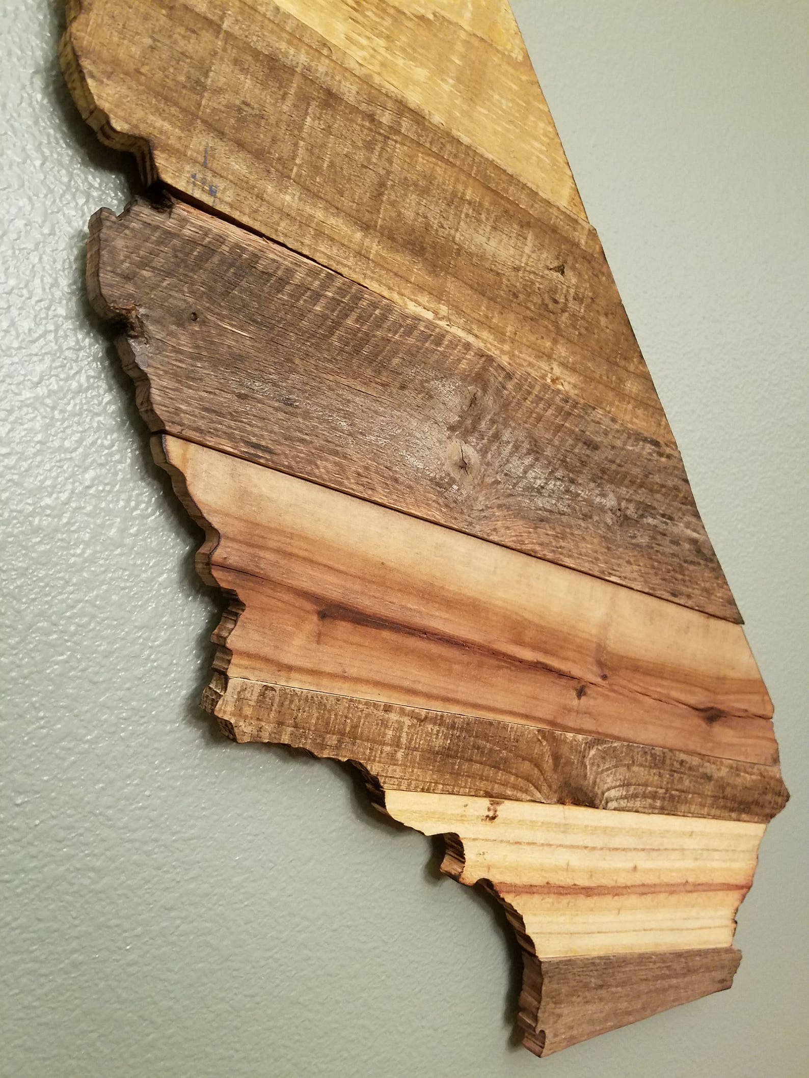 California State Sign - Reclaimed Wood - Pallet Sign - Rustic Home ...