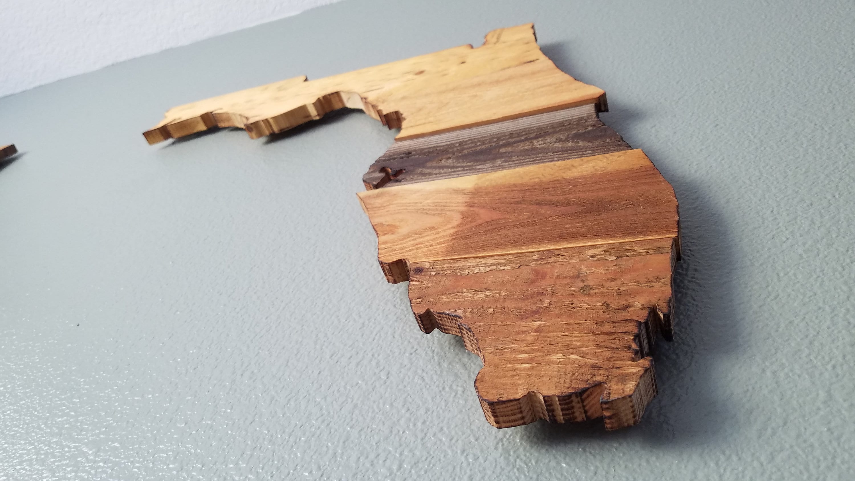 Florida State Sign Reclaimed Wood Pallet Sign Rustic | Etsy