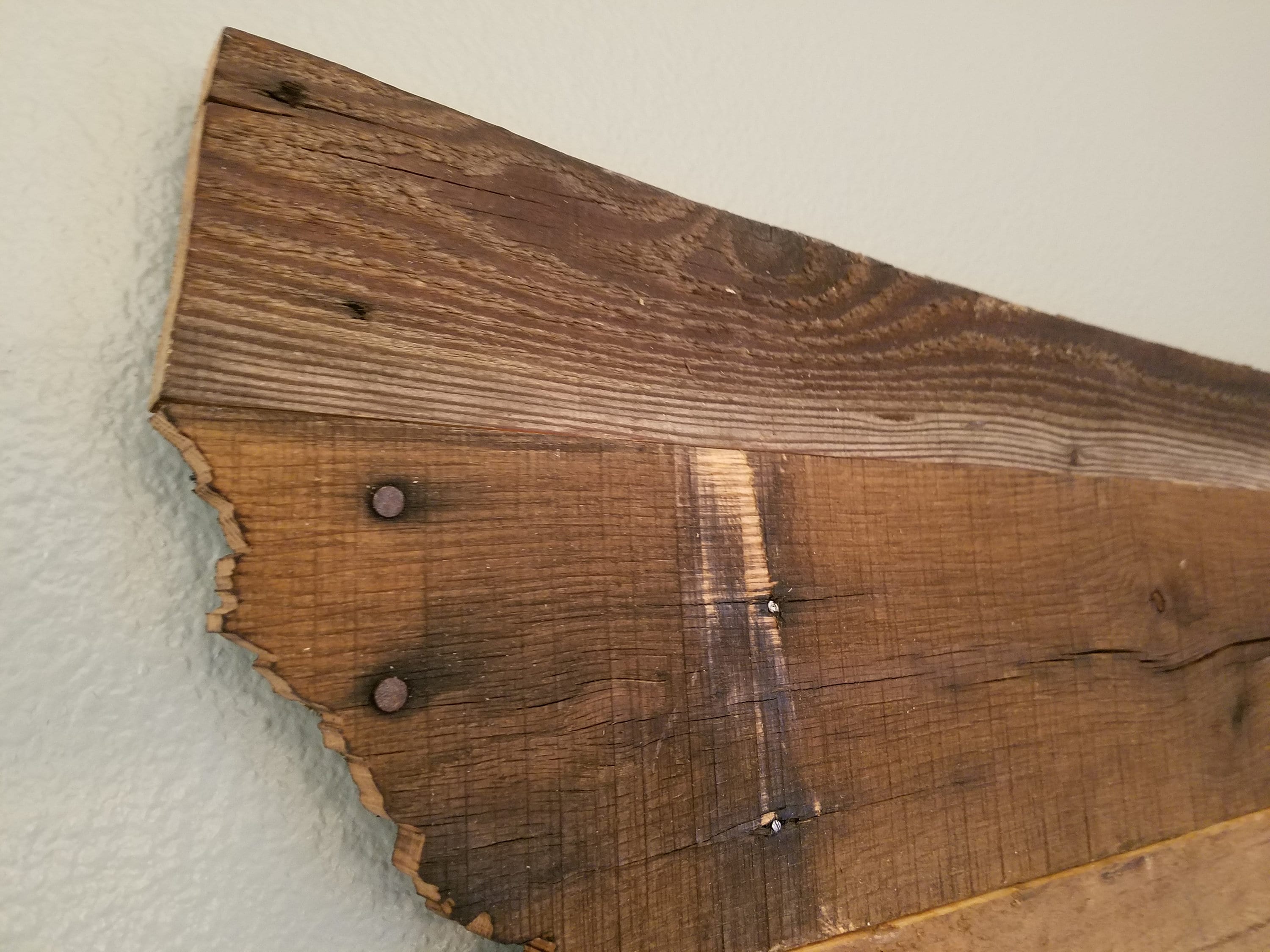 Montana State Sign Reclaimed Wood Pallet Sign Rustic | Etsy