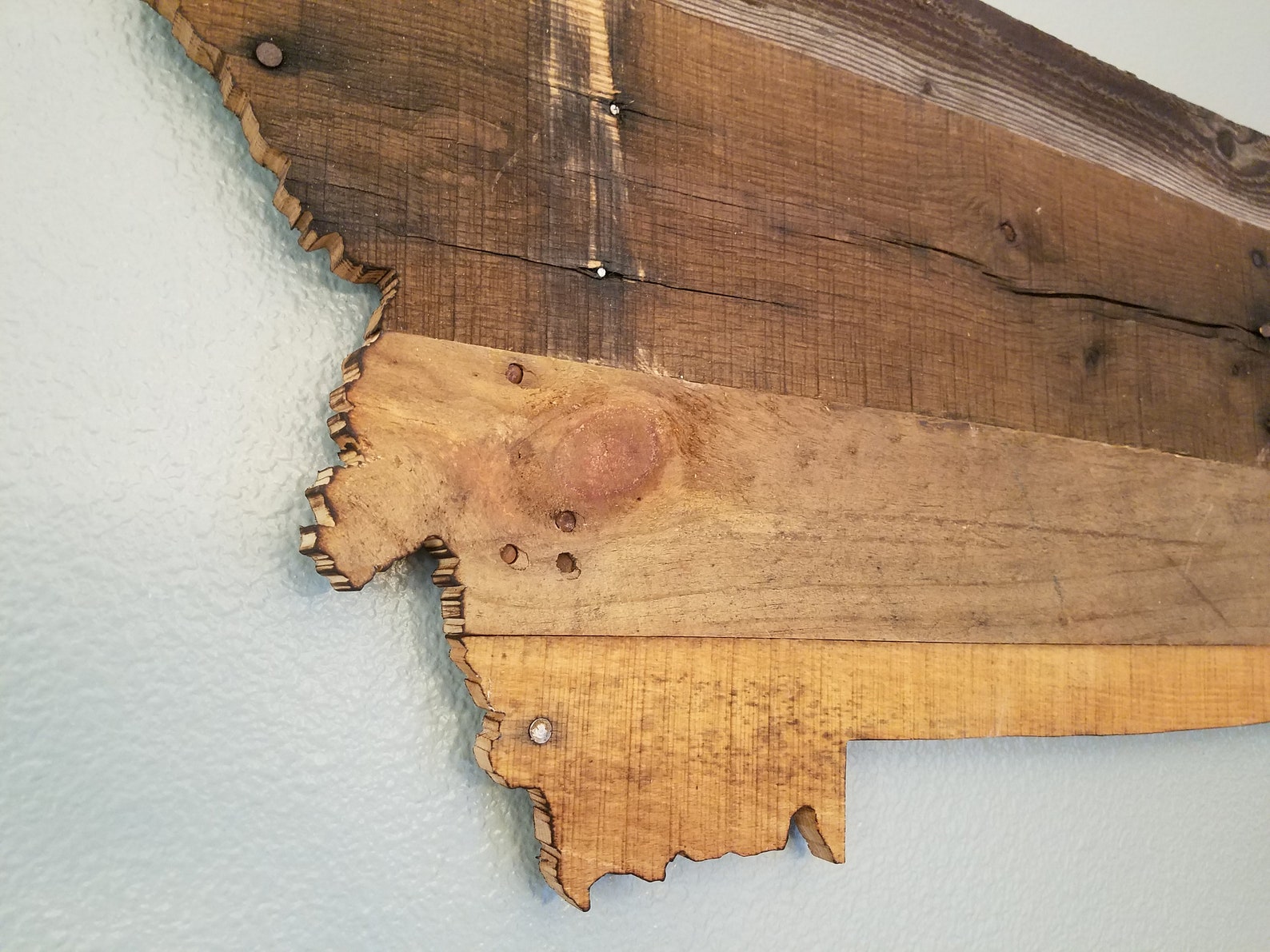 Montana State Sign Reclaimed Wood Pallet Sign Rustic - Etsy