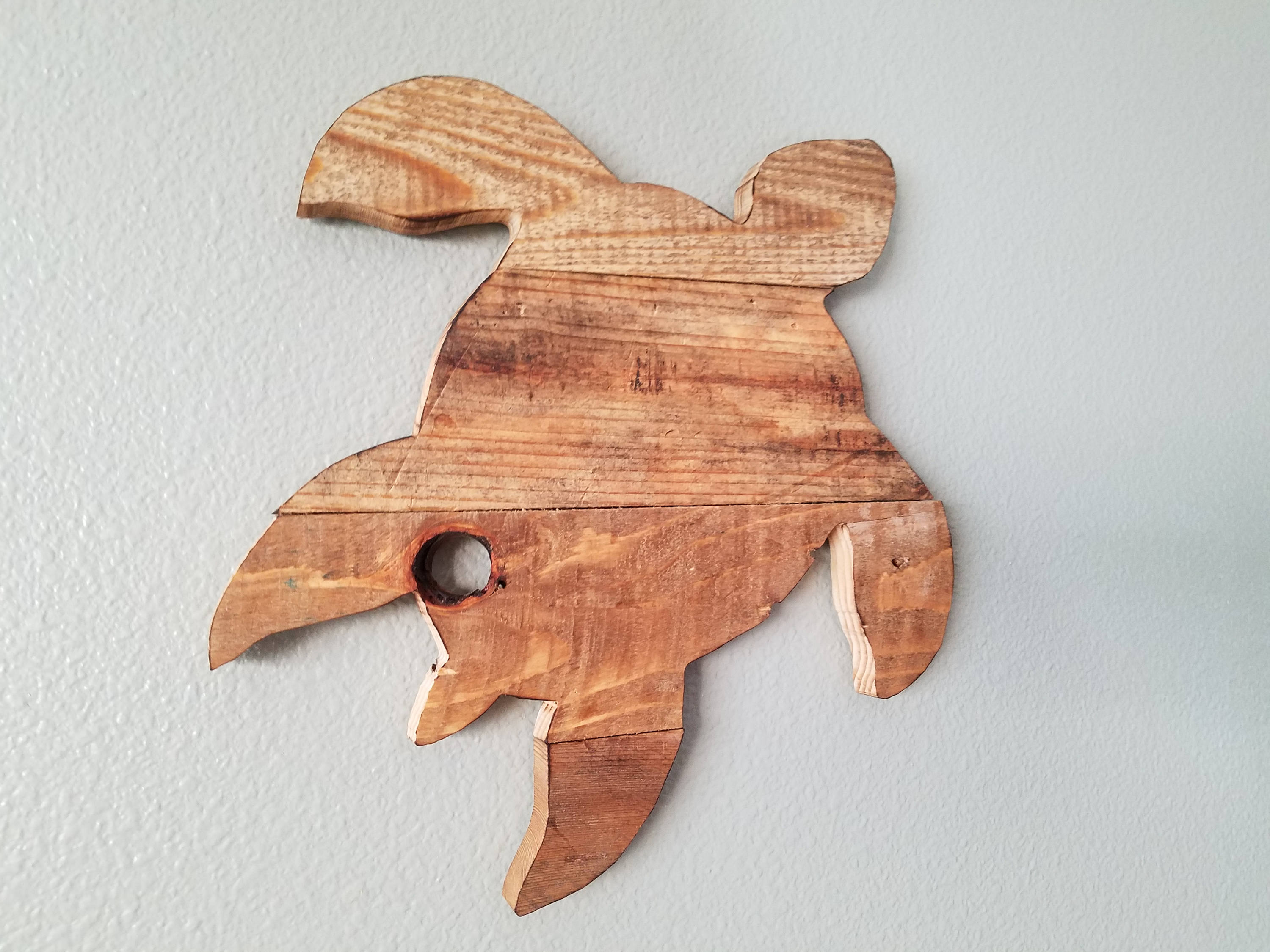 Rustic Small Turtle Sign Reclaimed Wood Pallet Sign | Etsy