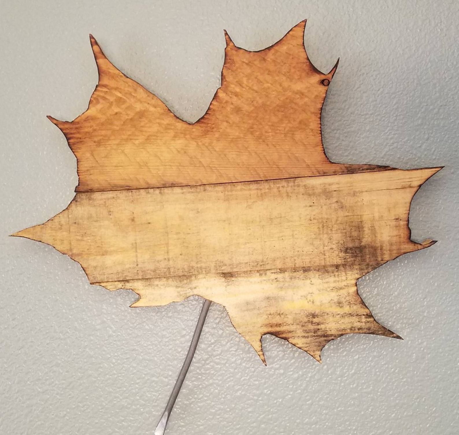 Rustic Maple Leaf Sign Reclaimed Wood Pallet Sign Rustic | Etsy