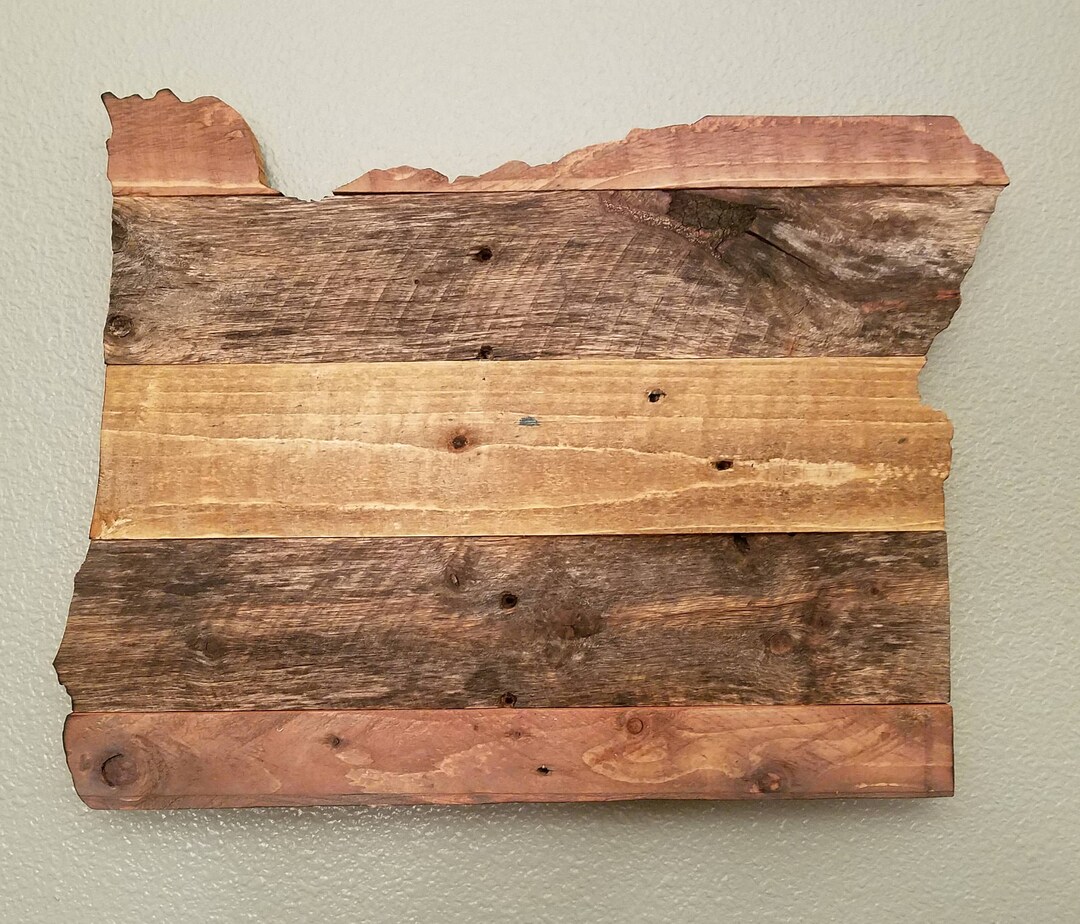 Oregon State Sign Small - Reclaimed Wood - Pallet Sign - Rustic Home ...
