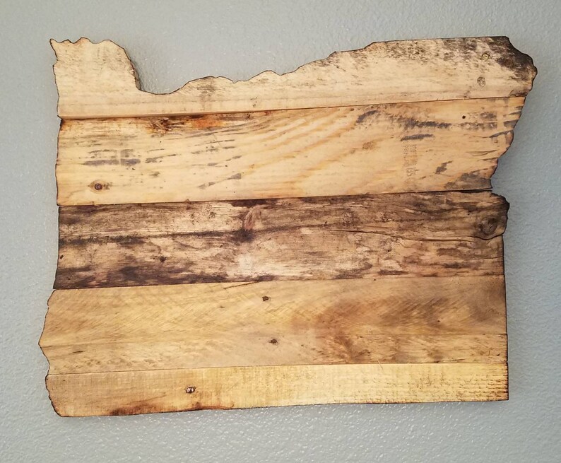 Oregon State Sign Small Reclaimed Wood Pallet Sign - Etsy