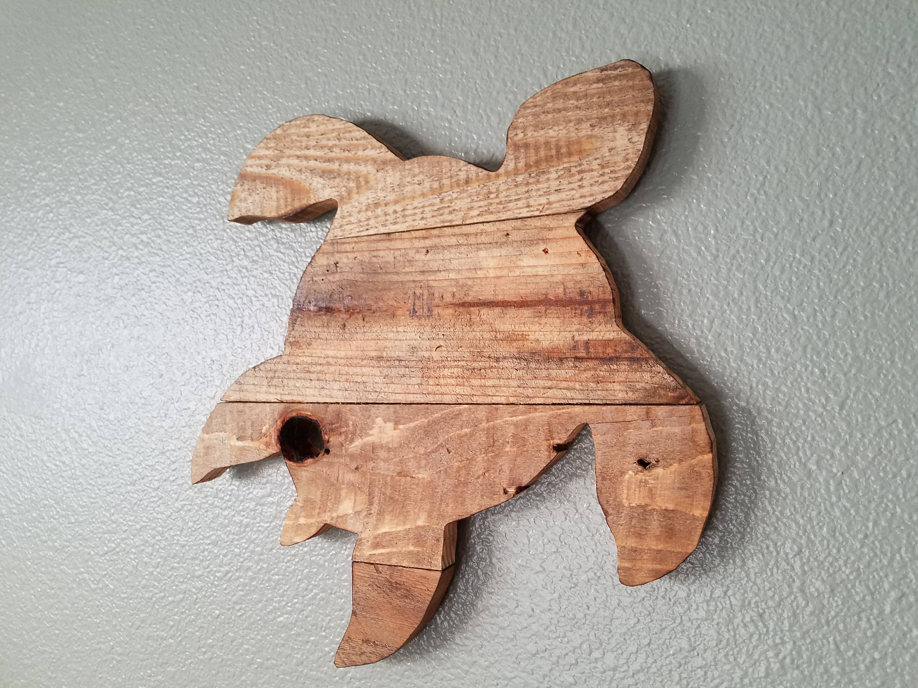 Rustic Small Turtle Sign Reclaimed Wood Pallet Sign | Etsy