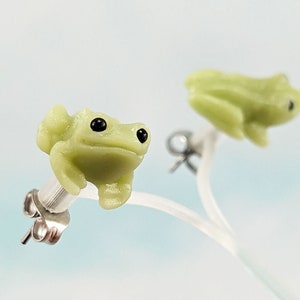 Frog Earring Studs | 3D Printed - Etsy