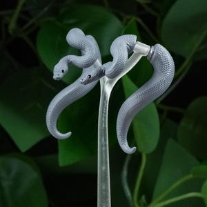 Unpainted Ball Python Earrings | 3D Printed | Paint It Yourself - Etsy