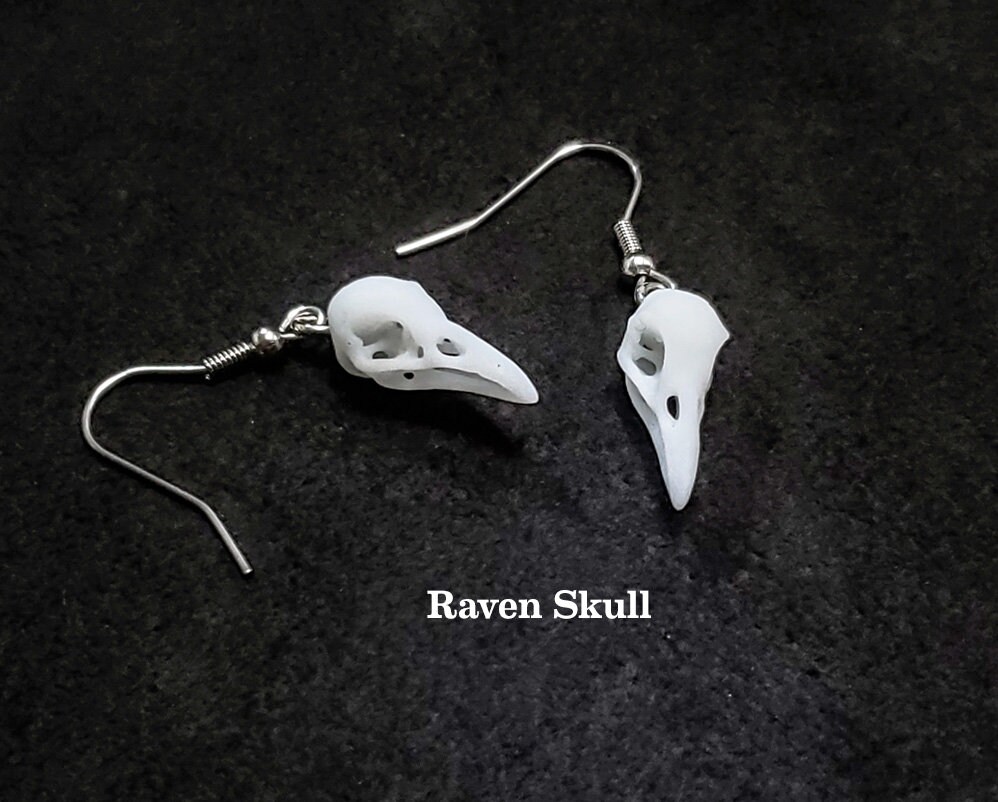 Animal Skull Dangle Earrings 3D Printed Mix and Match - Etsy