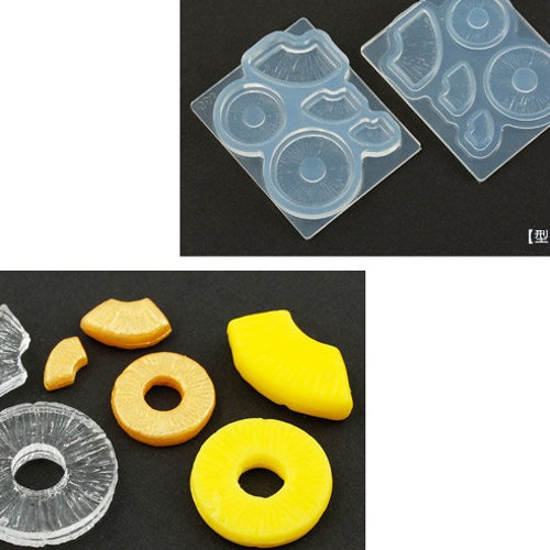 Silicone Mold Pineapple Slice Mold Sliced Fruits for Mojito - Etsy
