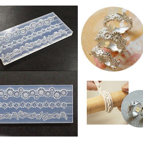 Silicone Mold Silver Ring Mold for Silver Clay Star Ring | Etsy