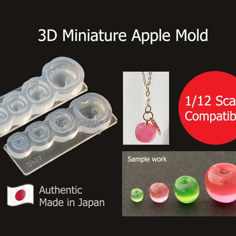 Silicone 3d Apple Mold - Etsy