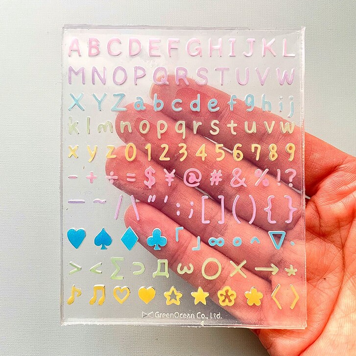 All-in-one Mini Alphabet Mold, Capital Letters + Small Letters Molds ...