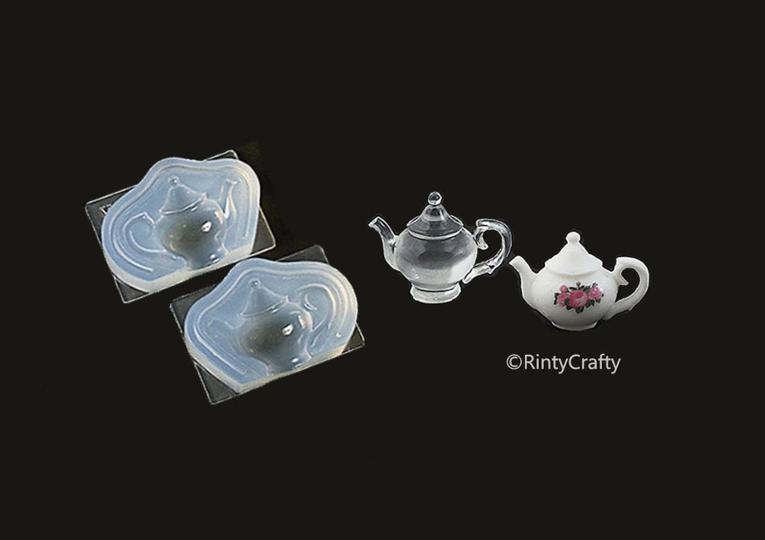 Silicone Mold Teapot (large) Victorian Style, for Miniature Dollhouse ...