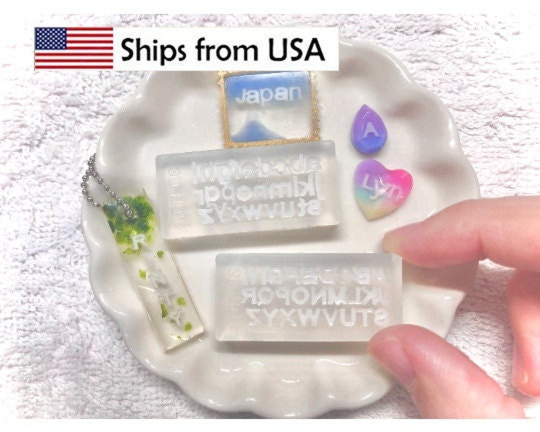 Set of 2 Mini Alphabet Mold, Capital Letters + Small Letters Molds ...