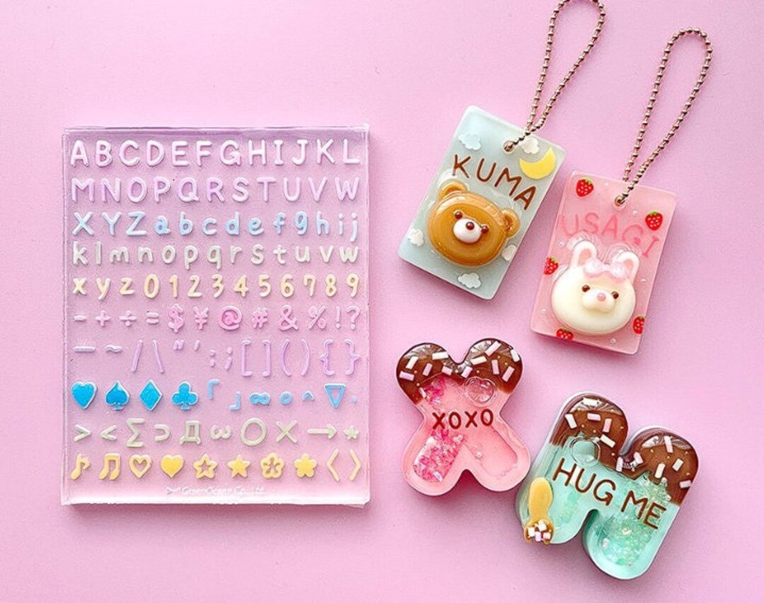 All-in-one Mini Alphabet Mold, Capital Letters + Small Letters Molds ...