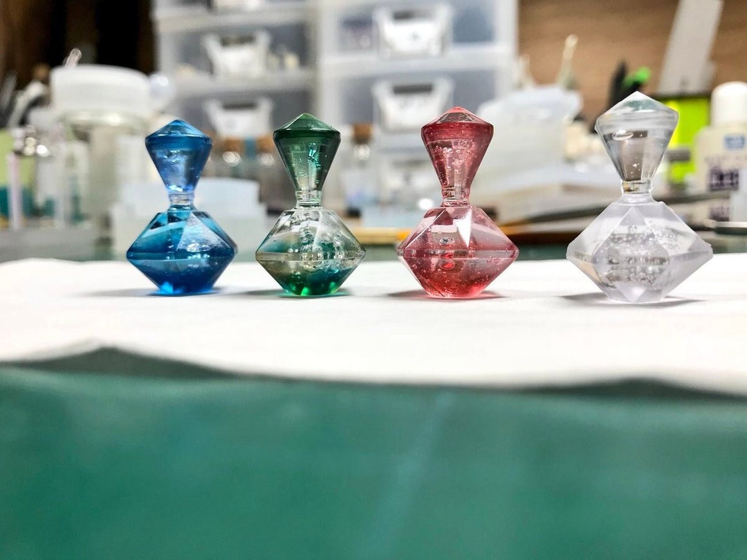 Silicone Mold, Miniature Perfume Bottle Mold type B, Small Perfume Mold ...