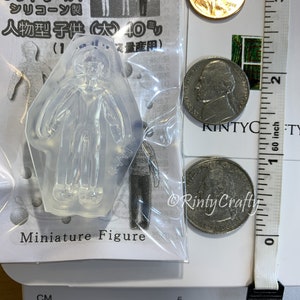 Silicone Mold, 1/28 Scale Miniature Human Mold, Miniature Child Figure ...