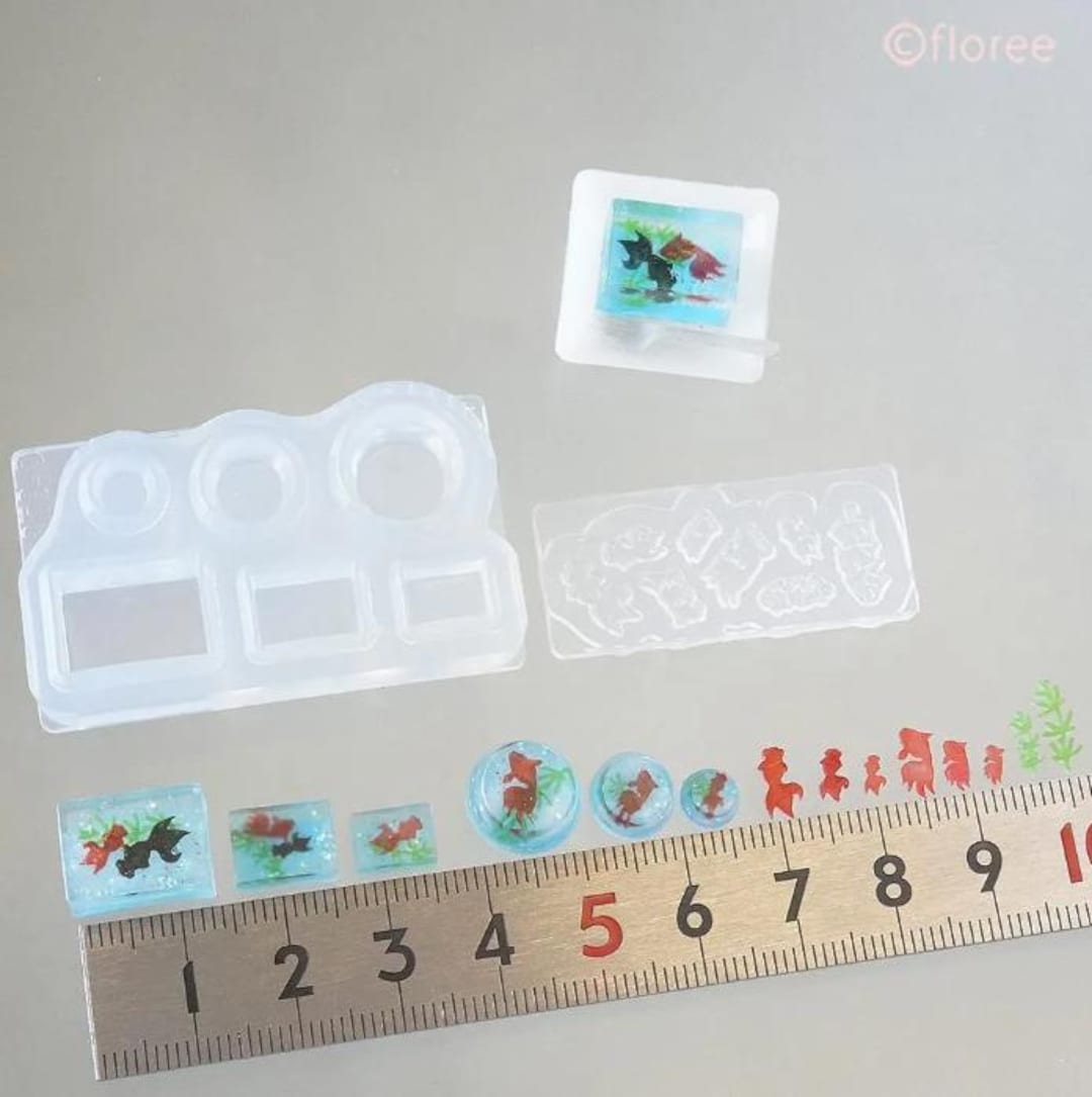 Silicone Mold, Miniature Goldfish Jelly Mold, Summer Festival Goldfish ...