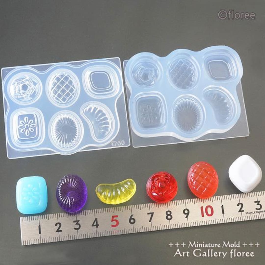 Silicone 3D Mold, Drops Candy Mold, Made in Japan for UV Resin / Clay ...