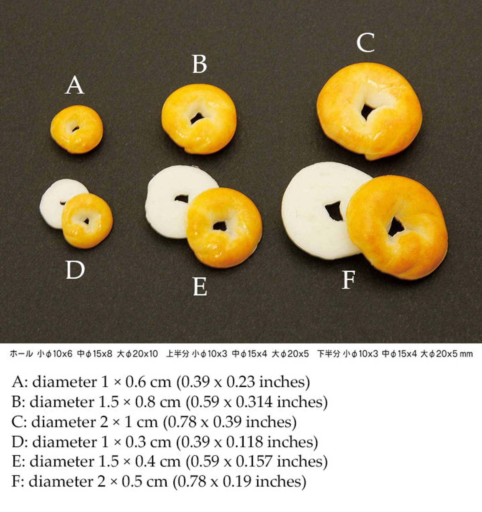 Silicone Mold 1:12 Scale Bagel Mold Bread Mold Fake Food | Etsy